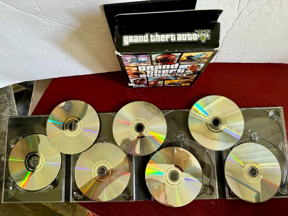 Grand Theft Auto V GTA 5 (PC, DVD-ROM) 7-Disc 710425414534| eBay