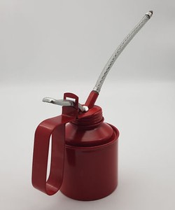1/2 PINT 350ML FLEXIBLE SPOUT OIL CAN PUMP ACTION MADE FROM PRESSED ...