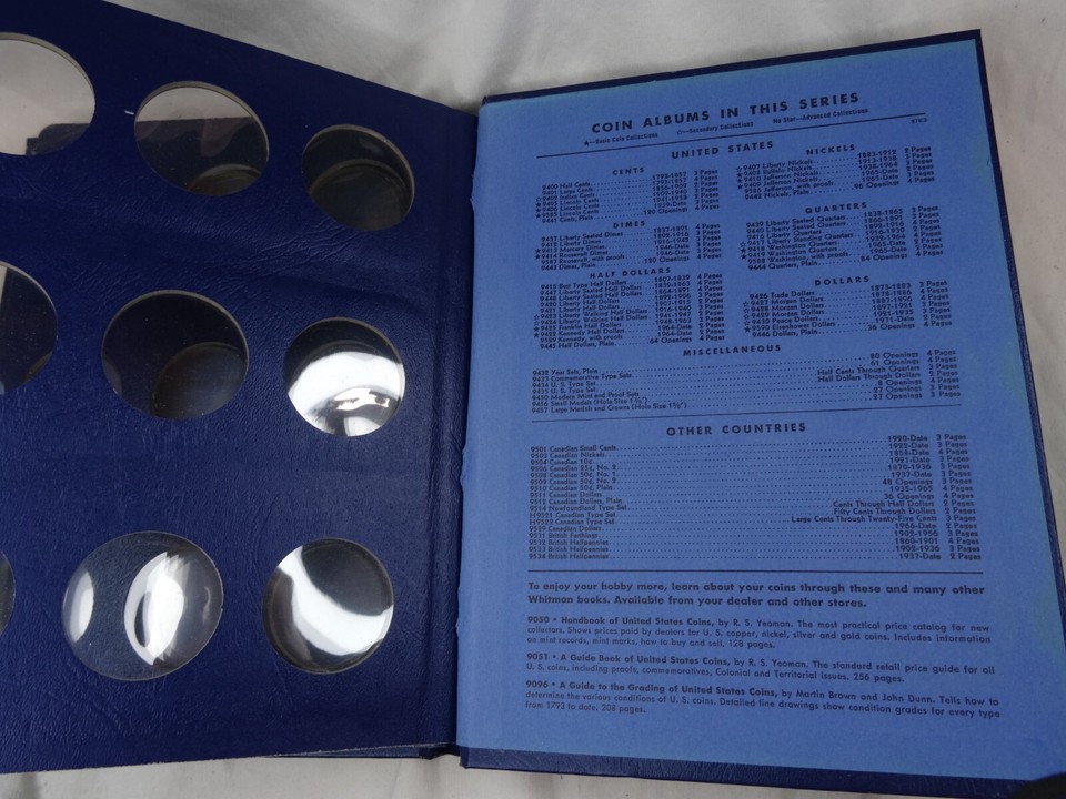 Whitman Morgan Dollars 1878-1886 Album 4 Pages No 9427 Coin Folder ...