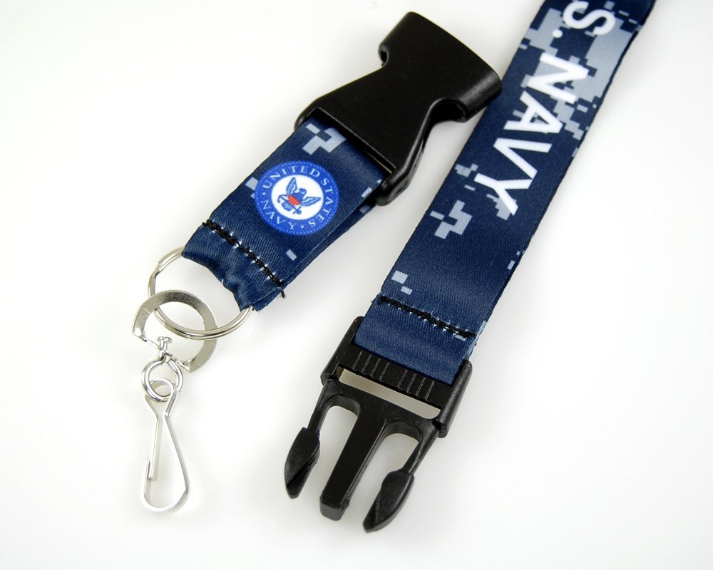 Official Licensed Products Military "US NAVY" Camo Lanyard-Brand New w ...