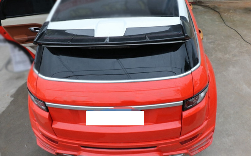 For Range Rover Evoque 12-19 Real Carbon Fiber Rear Spoiler Tail Trunk ...