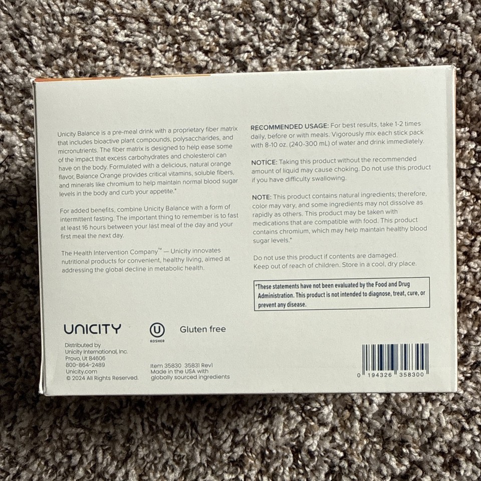 Unicity FEEL GREAT PACK (1 Unimate Lemon, 1 Lemon Ginger & 1 Balance ...