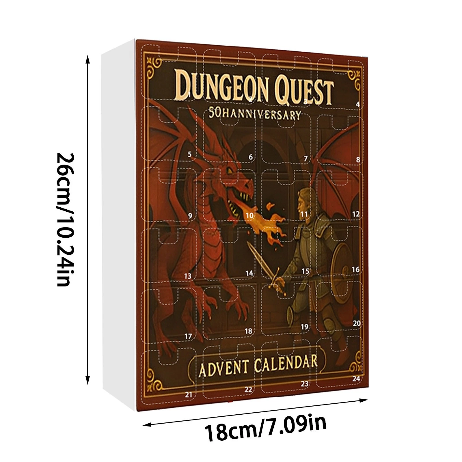 Dungeon & Dragons Advent Calendar With Ornament - 2025 Collectible RPG ...