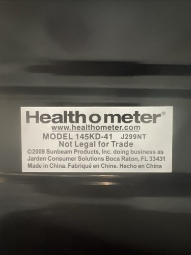 Health O Meter 400 LBS Max Oversized Scale Platform, Large Numbers ...