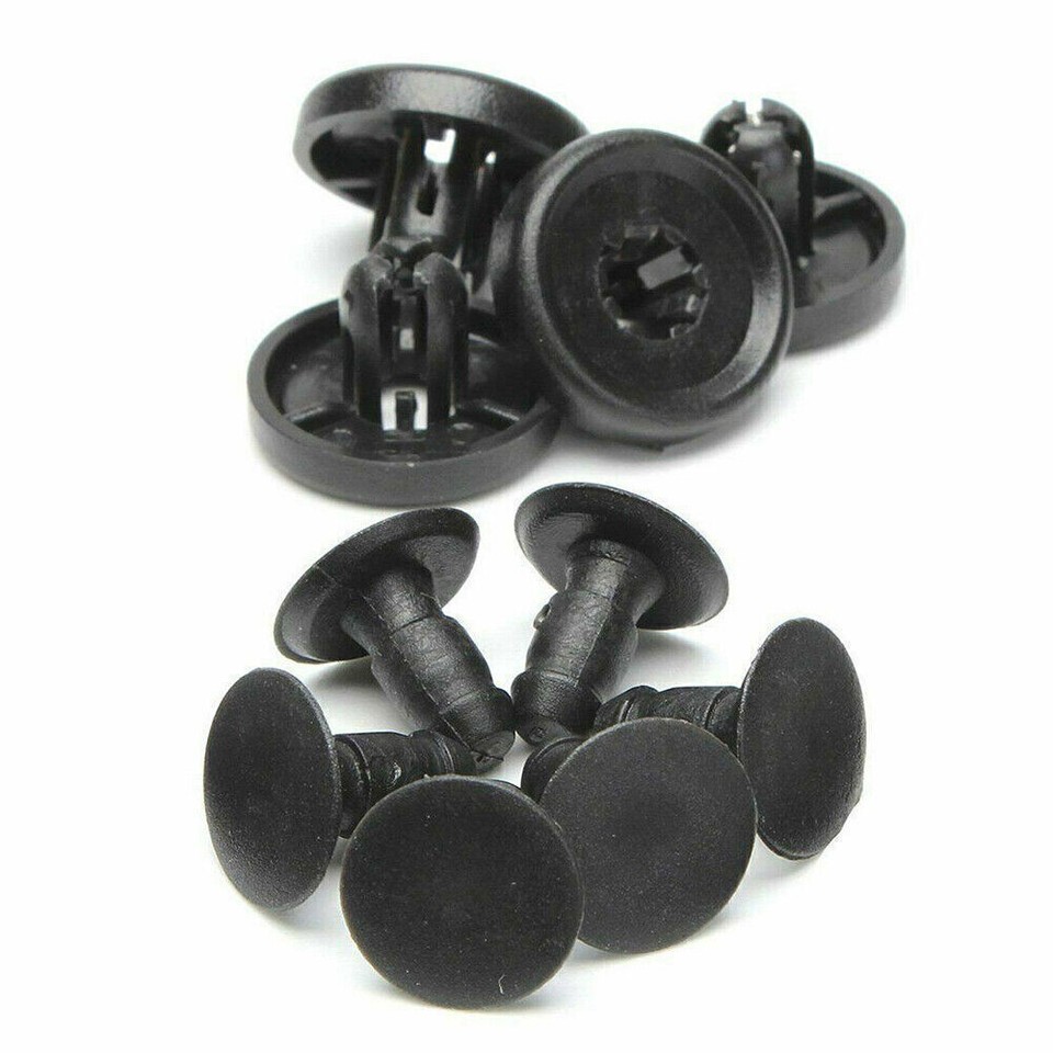 100PCS Fender Push Clips Retainer Plastic Rivet Fastener 7mm For Toyota ...