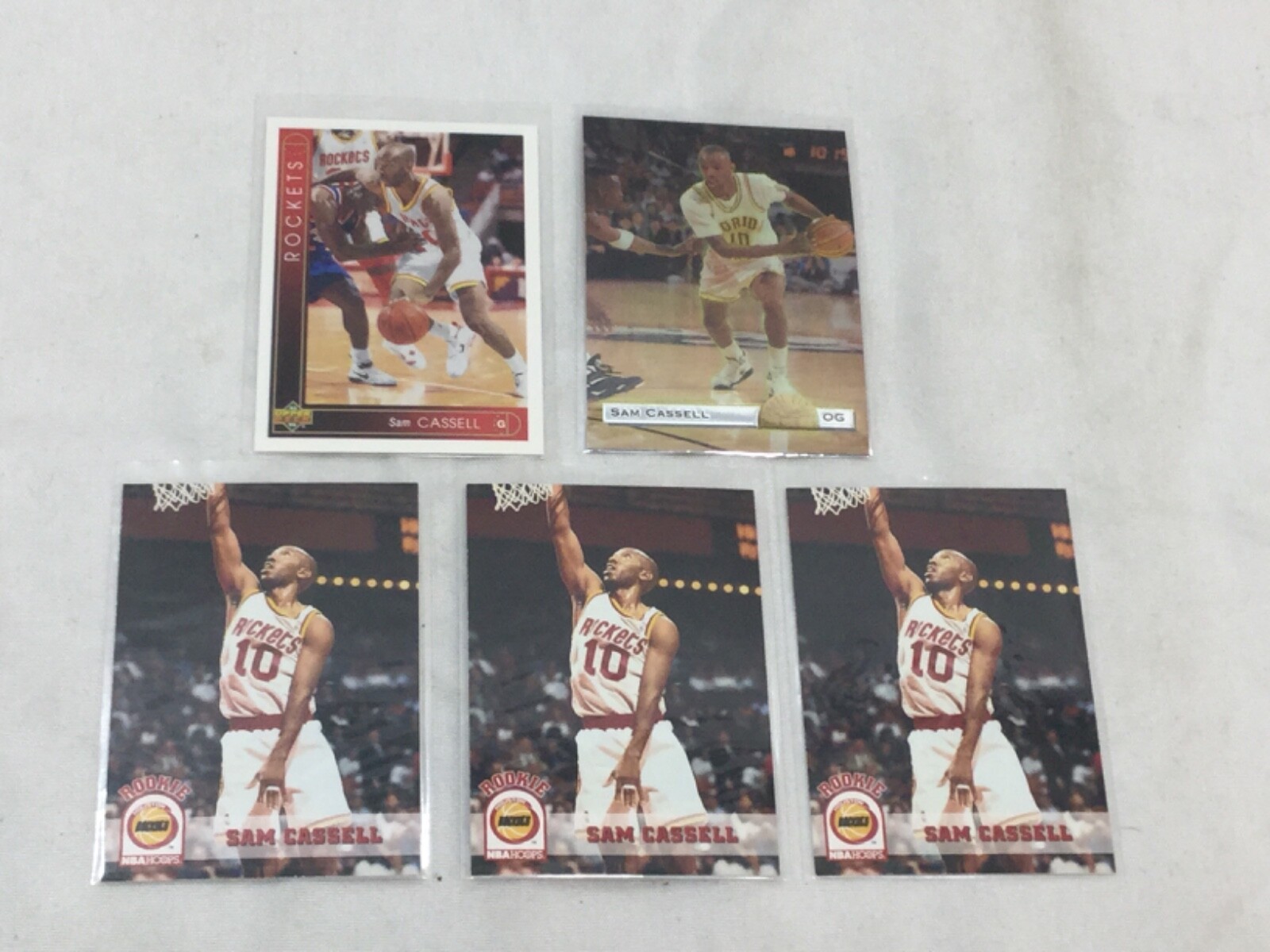 1990s NBA Houston Rockets Sam Cassell 5 Card Lot Mix FREESHIPPING | eBay