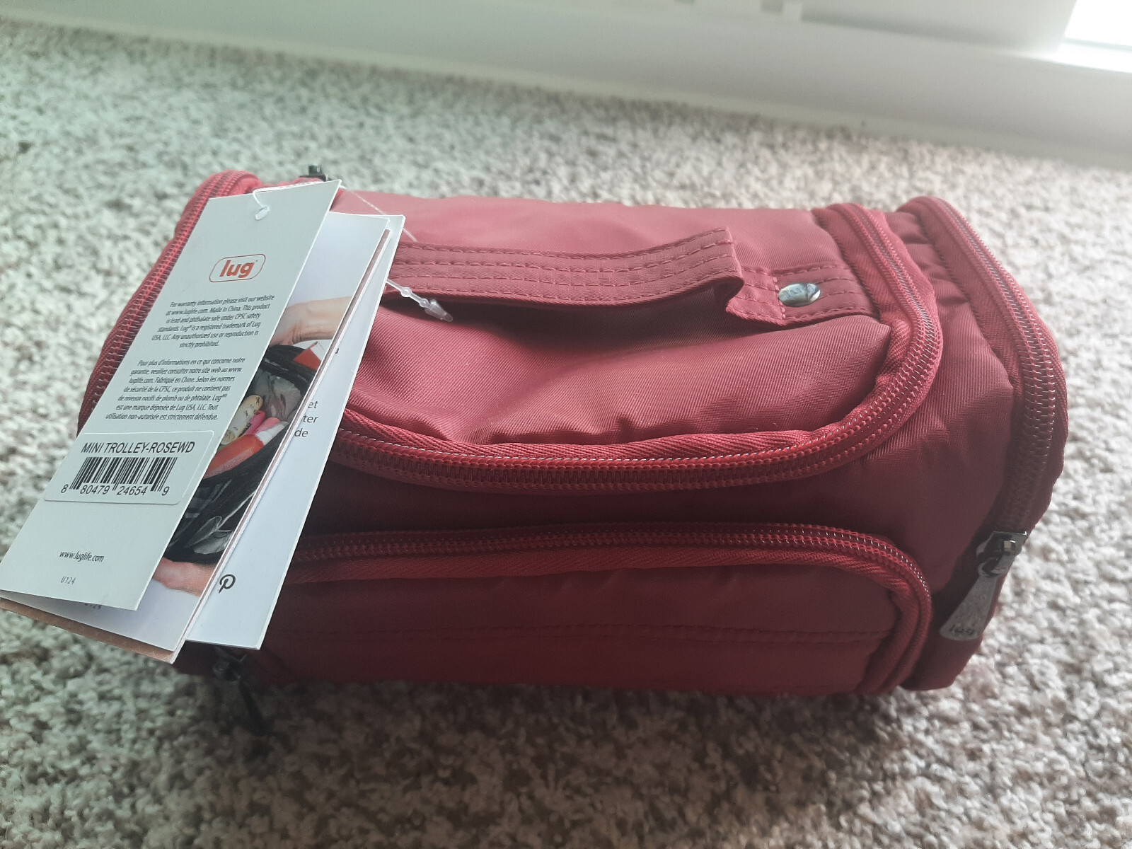 Lug Mini Trolley Cosmetic Case - Rosewood Red - Brand New! | eBay