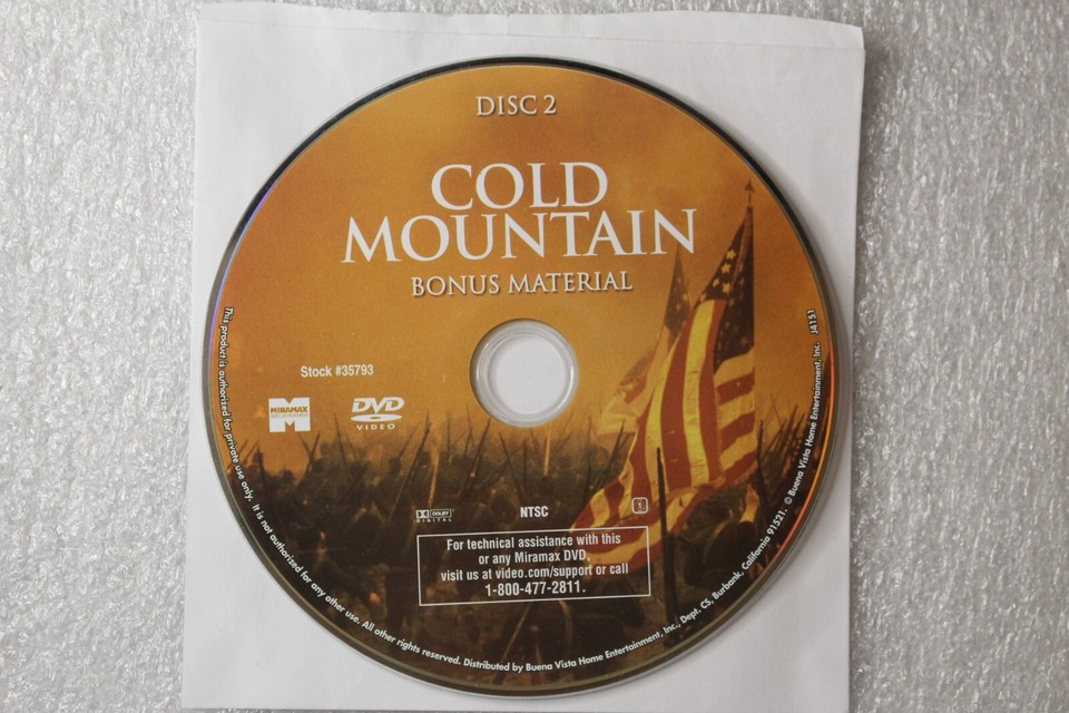 Cold Mountain (DVD, 2004, 2-Disc Set, Special Edition) | eBay