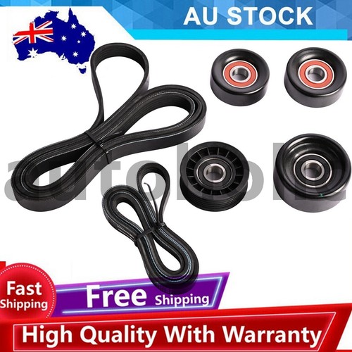 Pulley & Belt Kit For Holden Commodore V8 VT VU VX VY VZ 5.7L 6.0L Gen3 ...