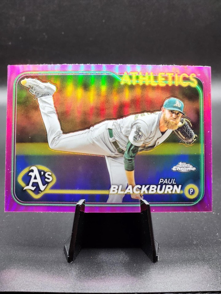 2024 Topps Chrome - Pink Refractors - You Pick - FREE SHIPPING | eBay