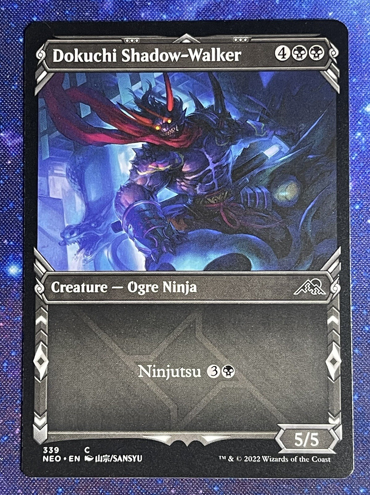 MTG Dokuchi Shadow-Walker (Showcase) Kamigawa: Neon Dynasty 339 Regular ...