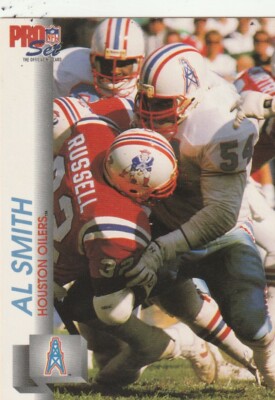 FREE SHIPPING-MINT-1992 Pro Set Al Smith #517 OILERS PLUS BONUS CARDS ...