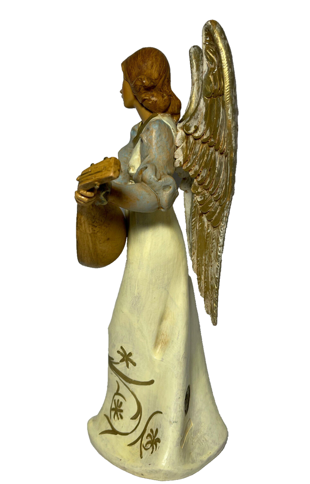 RARE Vtg 1994 Fontanini Simonetti Angel with Mandolin #967 Figurine 12 ...