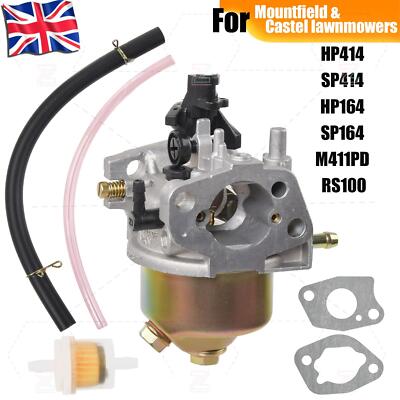 For Mountfield & Lawnmower HP414 SP414 HP164 SP164 M411PD RS100 Carb ...