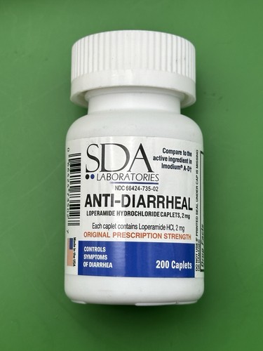 SDA Laboratories Anti-Diarrheal 2mg 200 caplets | eBay