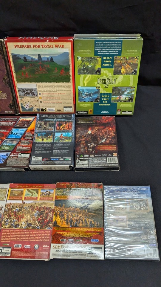 PC Computer Vintage Games Big Lot of 28 boxes. Mix of Genres and styles ...