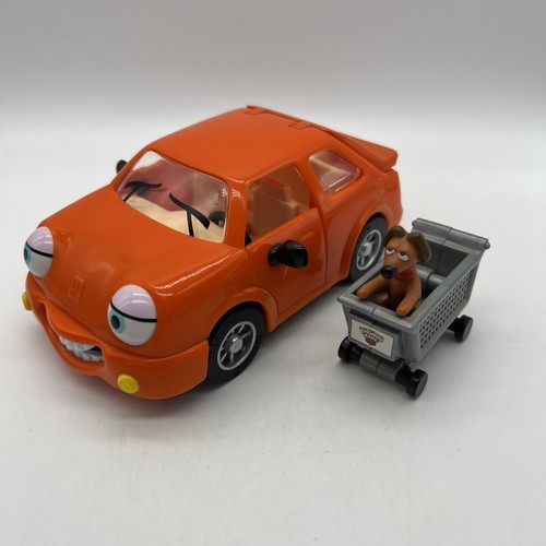 Vintage 1997 Chevron Techron Holly Hatchback #9 Orange Toy Car w ...