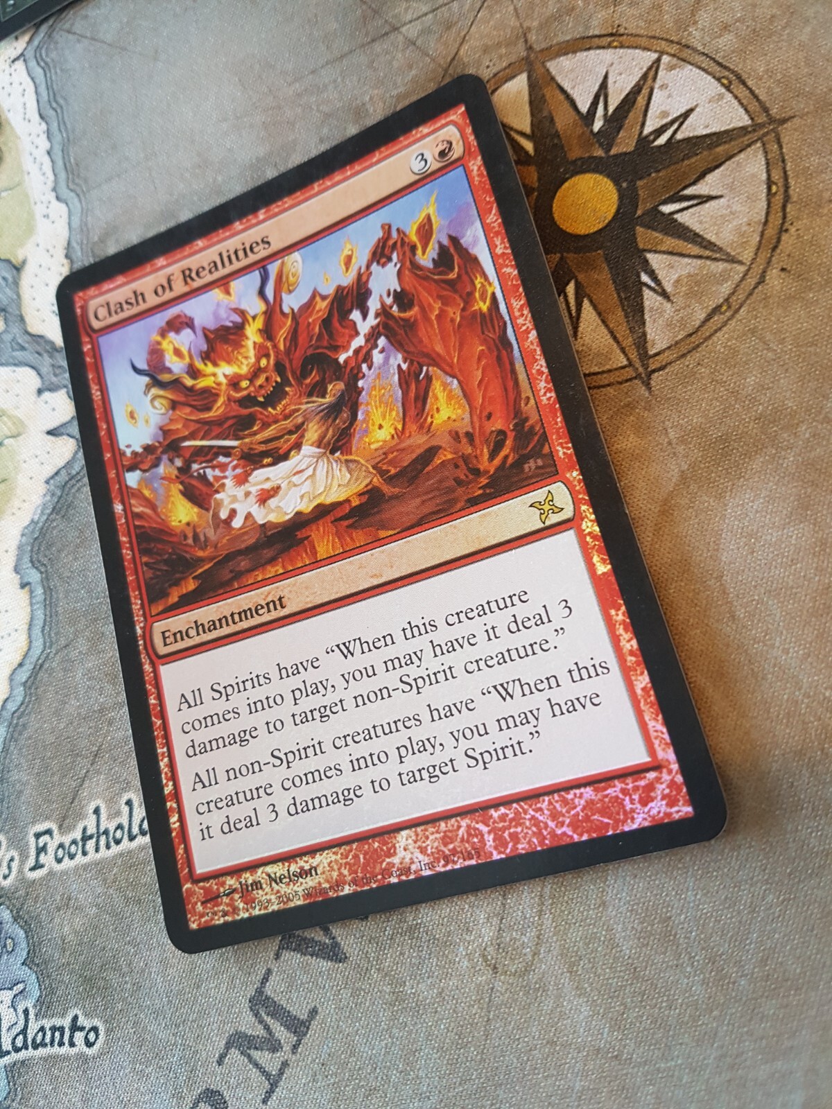 MTG - Betrayers of Kamigawa - Clash of Realities *FOIL* (red, rare ...