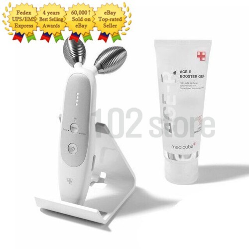 Medicube Age-R Derma Shot Device Face Massager with Booster Gel Serum ...
