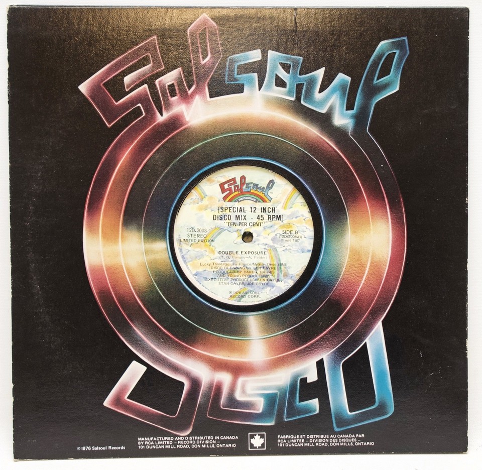 Ten Per Cent Special Disco Mix 12’’ 45 rpm LP Vinyl Album 1976 Solsoul ...