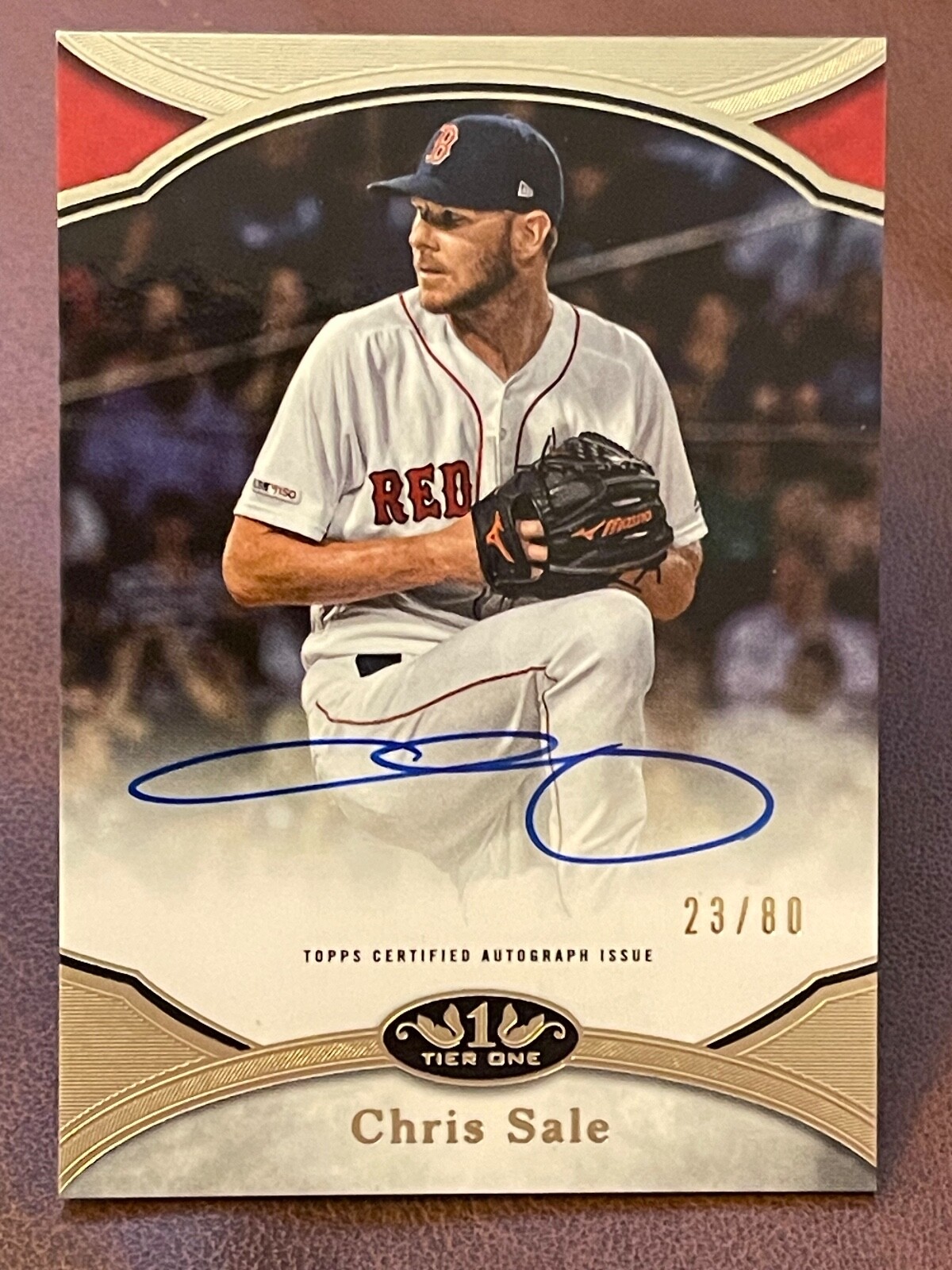 2020 Topps Tier One - Prime Performers Autographs #PPA-CSA Chris Sale ...