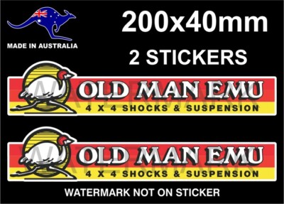 2 OLD MAN EMU STICKERS 4X4 ACCESSORIES SUSPENSION ARB | eBay Australia