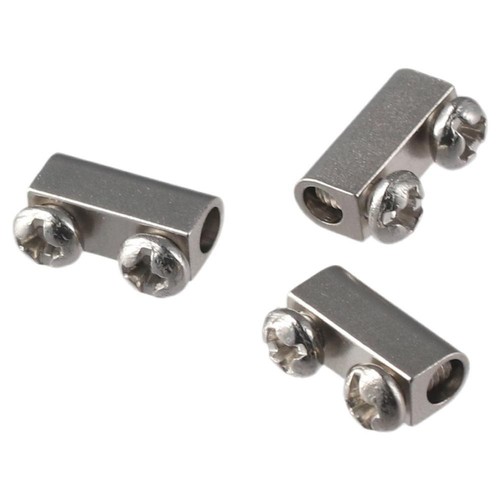 30pcs Stainless Steel Cable Clamps Wire Locking Buckle Wire Rope | eBay