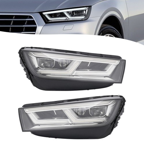 Pair For 2018-2020 Audi Q5 SQ5 Full LED Headlight Assembly Headlamps ...