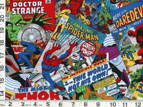 Fantastic Marvel Comics Quilting & Sewing Fabric by Yard #520 | eBay