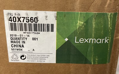 Brand New OEM Lexmark 40X7560 Maintenance Kit 480K C950DE X950DE ...