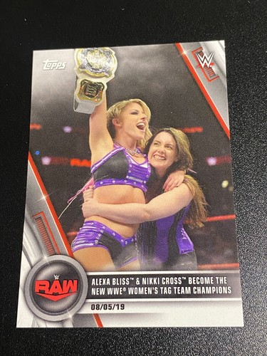 2020 Alexa Bliss & Nikki Cross Topps Women's Division Wrestling Card ...