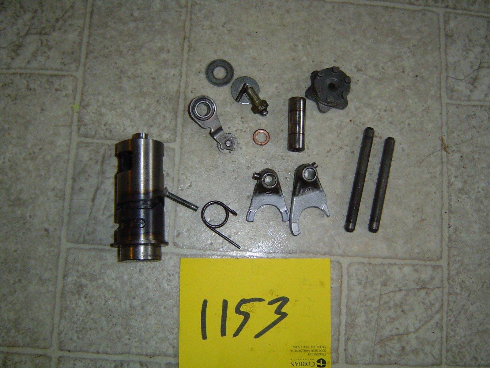 1981 YAMAHA SR185 EXCITER SHIFT DRUM AND FORKS WITH MISC PARTS | eBay