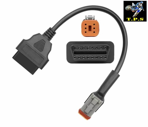 DIAGNOSTIC CODE READER CABLE 6-16 PIN OBD CONNECTOR HARLEY DAVIDSON ...