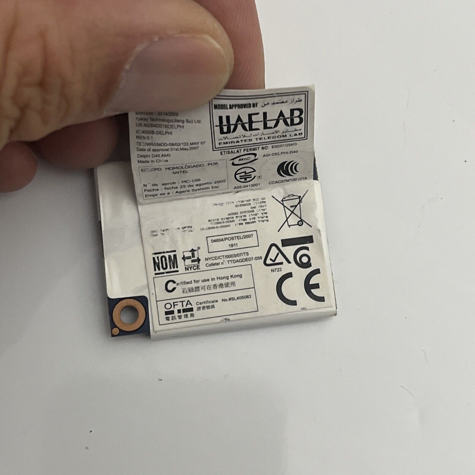 Toshiba Satellite A300 56K Modem Card 6028B0000312 | eBay