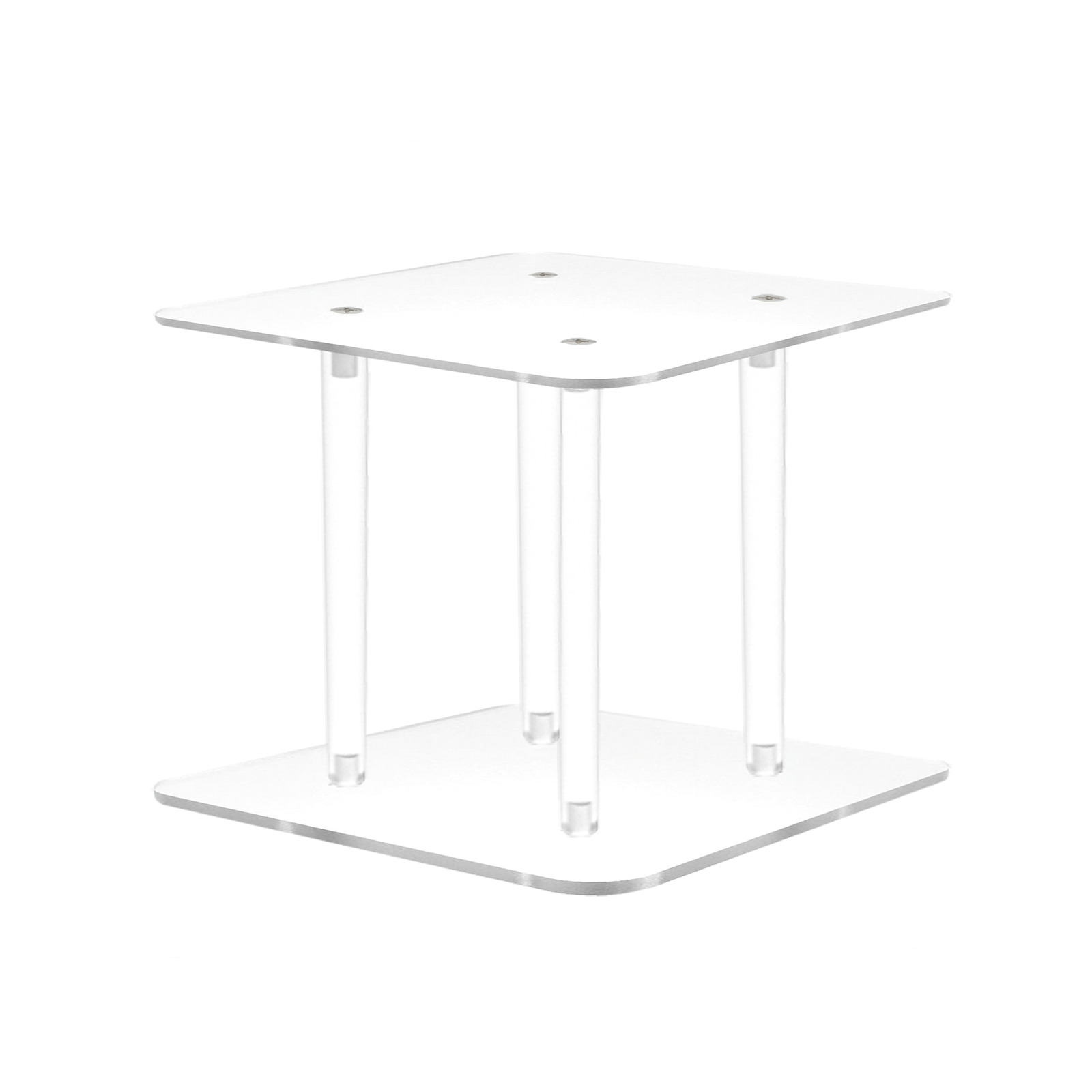 12X12X6" Clear Riser Acrylic Transparent Plexiglass Pedestal Table ...