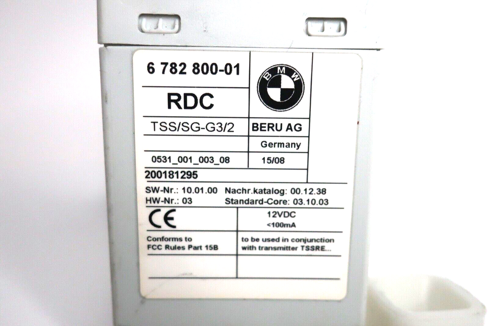 BMW OEM Tire Pressure Control Unit TPMS RDC Module 6782800 | eBay