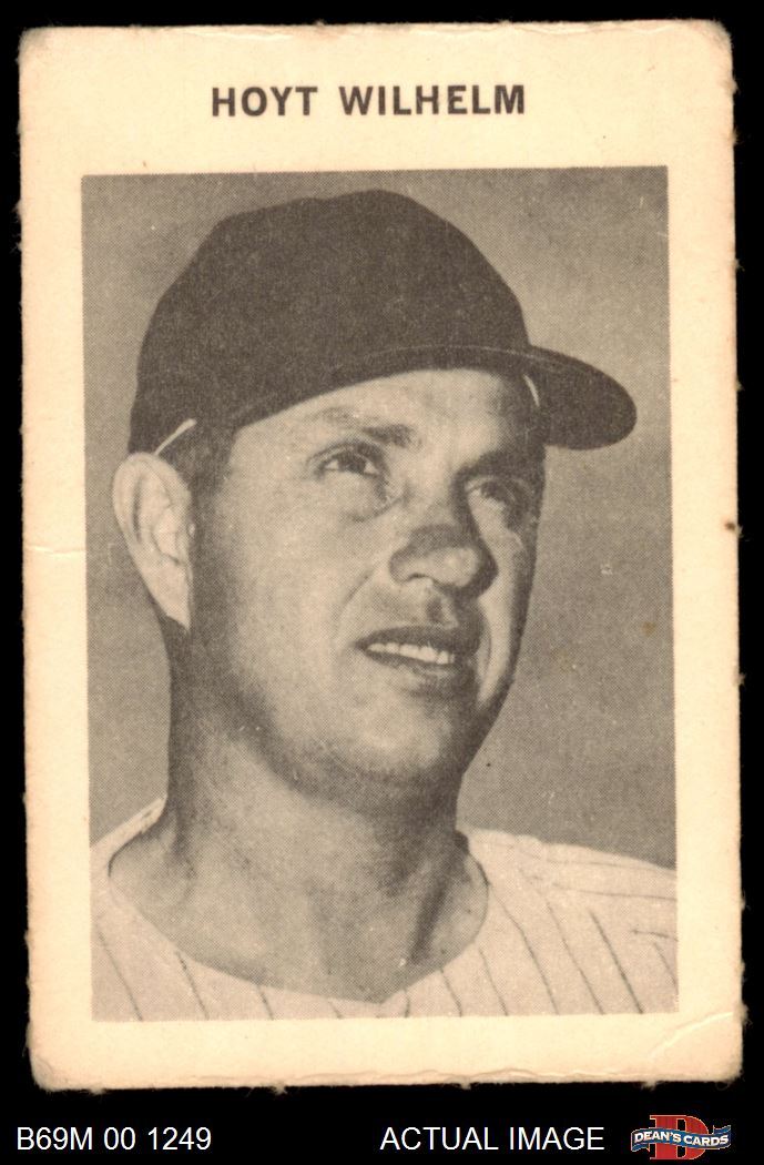 1969 Milton Bradley Hoyt Wilhelm Angels HOF 1.5 - FAIR B69M 00 1249 | eBay