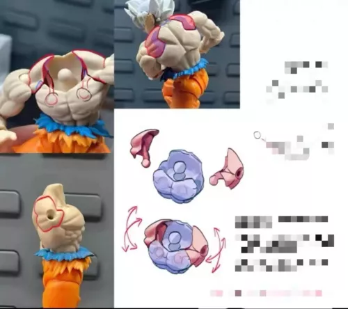 TK CUSTOM Dragon Ball SHF goku the upper body kit New In stock | eBay