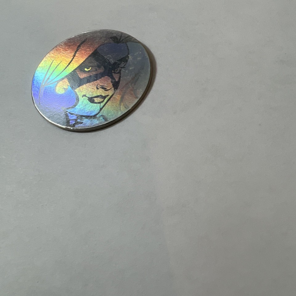 1995 Marvel Hologram Pogs Black Cat Spider-Man | eBay