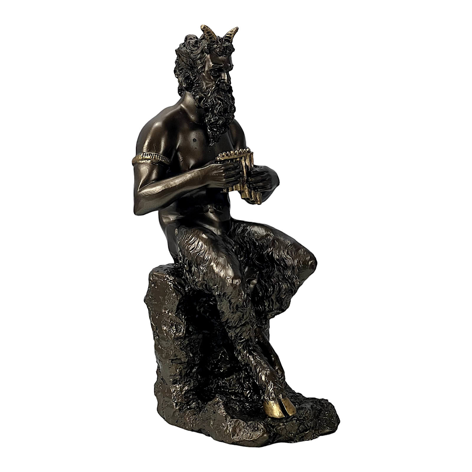 PAN Satyr Greek Nude God of Nature Faunus Statue Sculpture Bronze ...