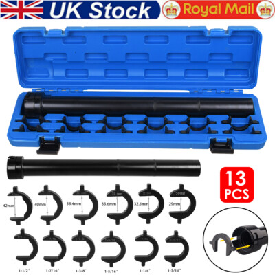 13PCS Inner Tie Rod Removal Tool Kit Adapters 1/2 Inch Drive Tube Tie ...