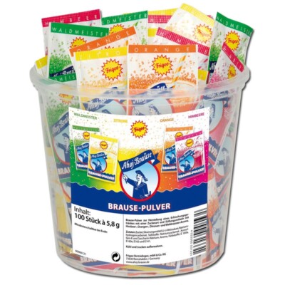 (14,36€/1kg) Frigeo Brause-Pulver, Ahoj-Brause, 100 Beutel | eBay.de