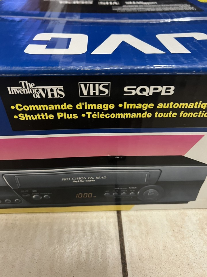 BRAND NEW JVC SQPB Plug & Play VHS Player HR-A57U VCR/TV HI-FI 19 Head ...