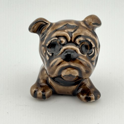 Vintage Ceramic French Bulldog Puppy Sad Eyes *Chips on Feet | eBay