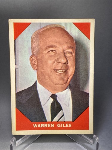 1960 Fleer Baseball Greats Warren Giles #73. Nice | eBay