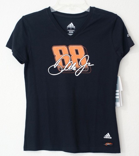 Adidas Nascar 88 dale jr women's V-Neck tee SZ S NWT | eBay