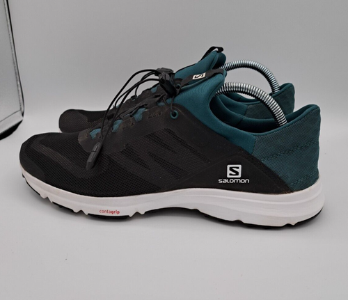 Salomon Amphib Bold 2 Water Shoes: Pull String Laces Green & Black Size ...