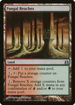 Fungal Reaches Commander PLD Land Uncommon MAGIC THE GATHERING CARD ...