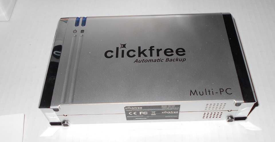 Clickfree Automatic Backup 1TB External Hard Drive - VGC Works Great | eBay