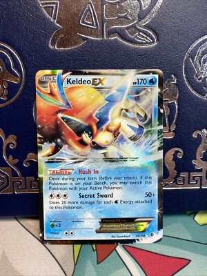 Keldeo EX 49/149 EX Boundaries Crossed pokemon 2012 tcg card vintage ...